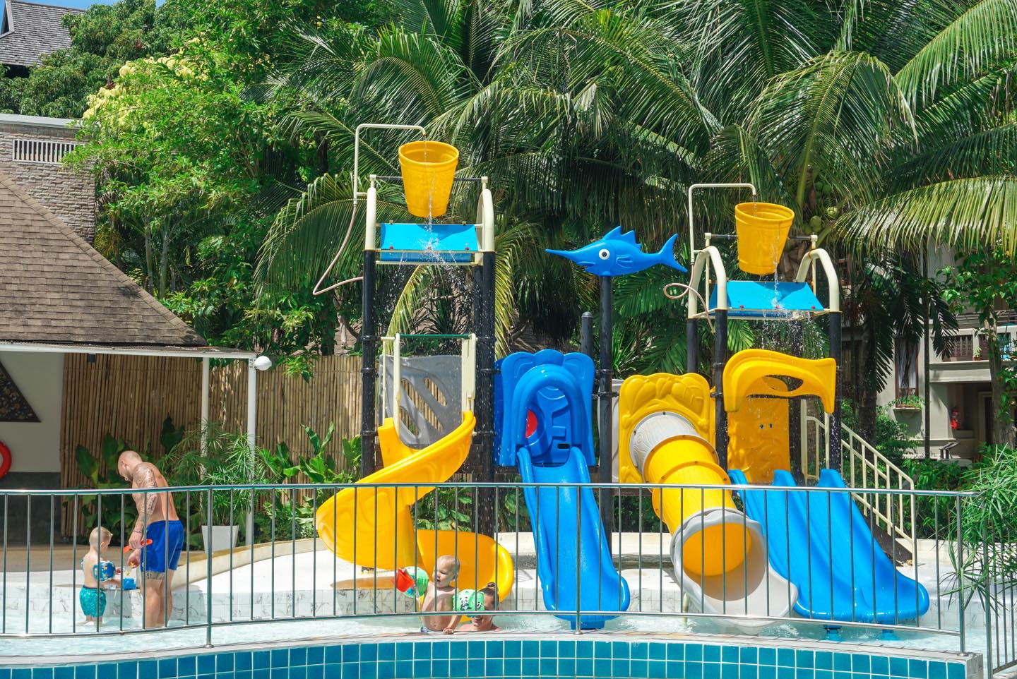Relaxing at Yellow Beach Bar at Fair House Beach Resort & Hotel Koh Samui